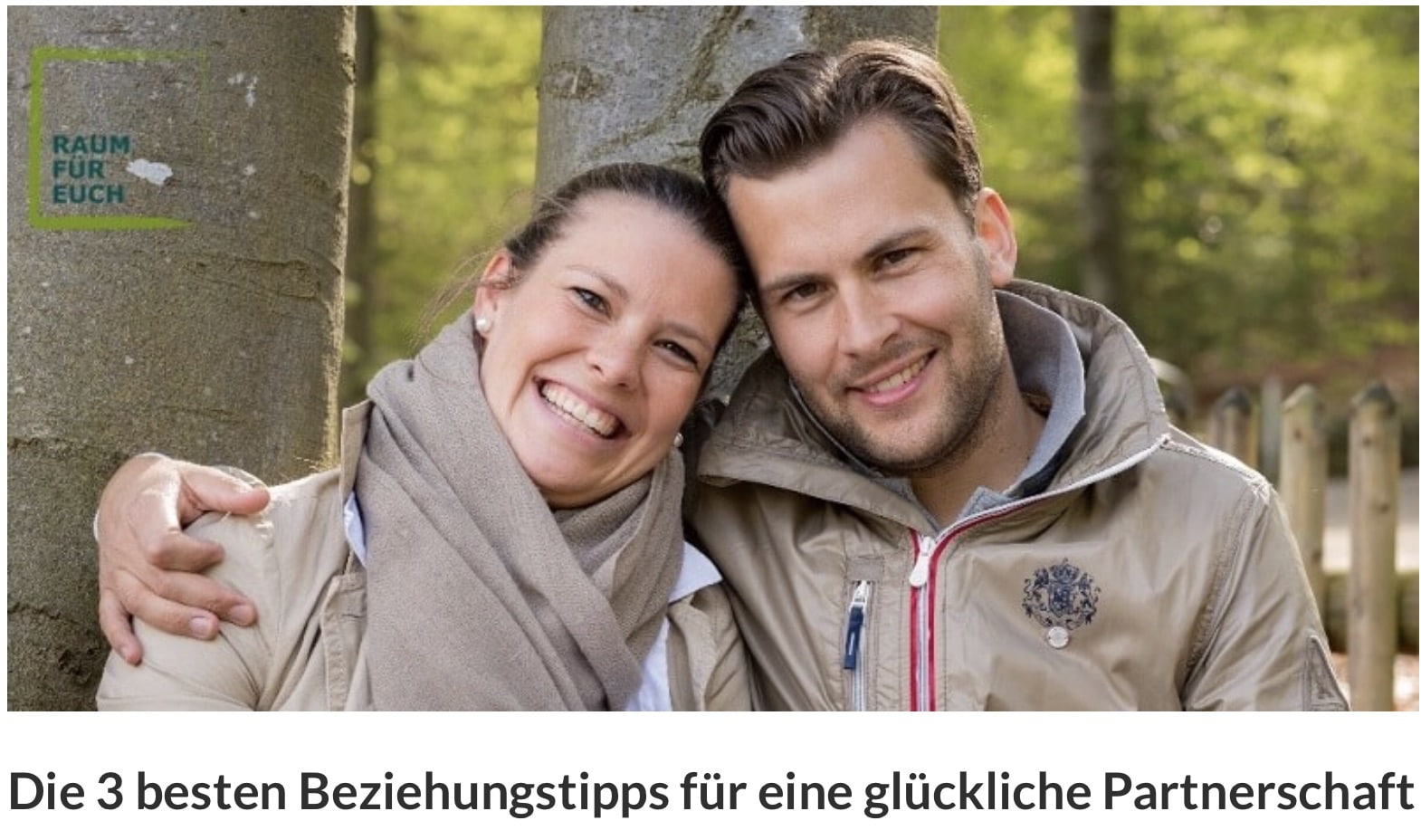 Beziehungstipps glückliche Partnerschaft - Raum für Euch